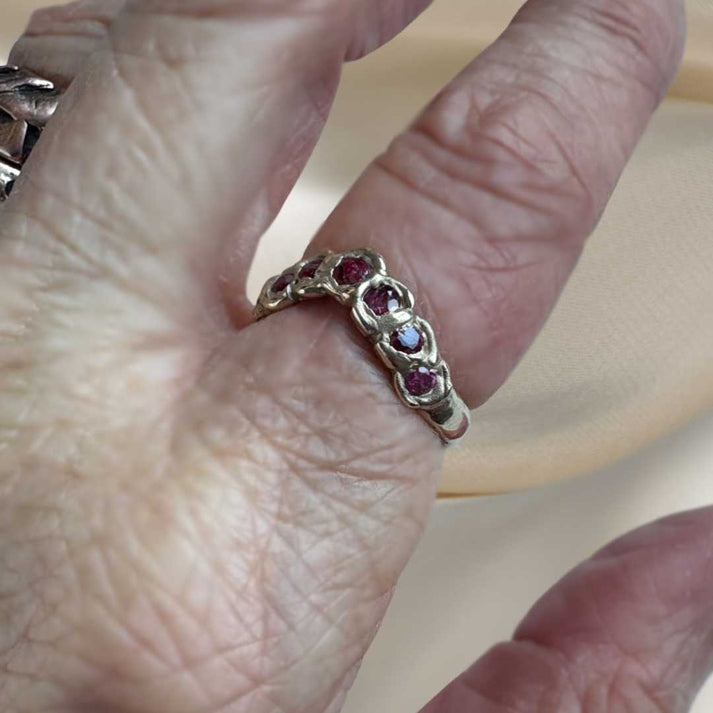 #20. Arc Ring – Ruby Edition | Handmade 9ct Gold Ruby Ring by ...