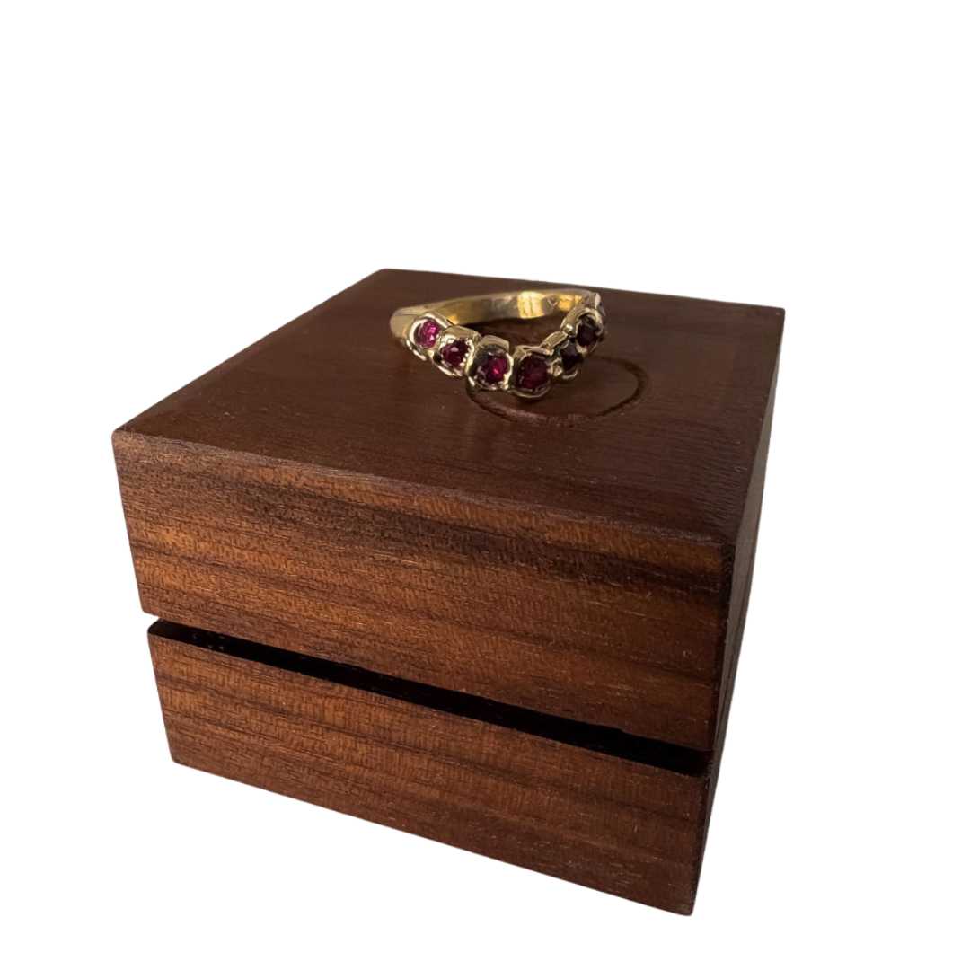#20. Arc Ring – Ruby Edition | Handmade 9ct Gold Ruby Ring by ...