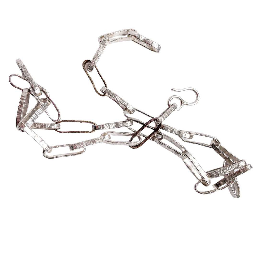 Handmade Paperclip Chain Necklace | Sterling Silver, Custom Sizes ...