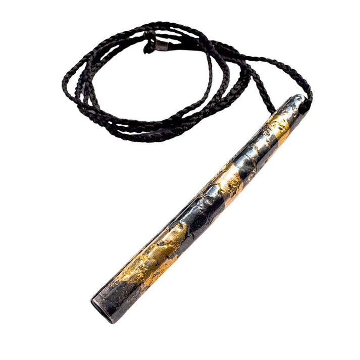 Wrapped Keum-Boo Pendant | Sterling Silver & 24ct Gold ...